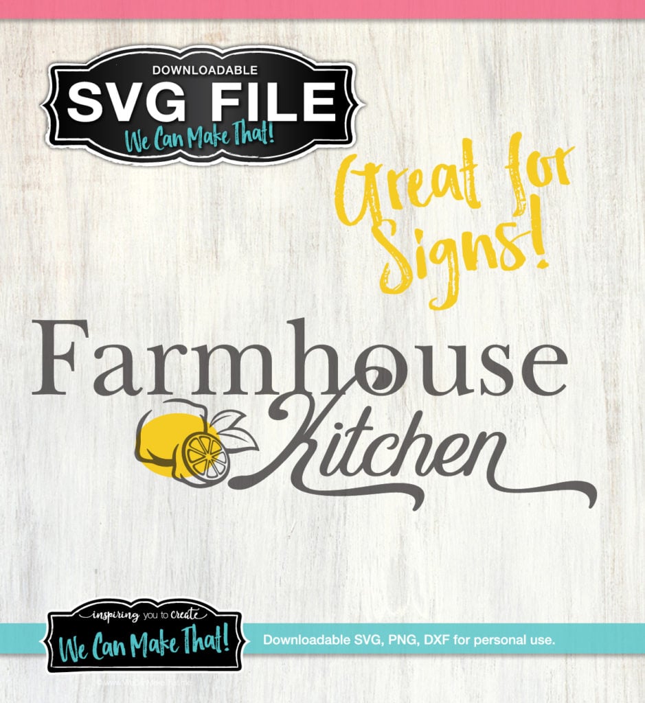 16 Free Kitchen Sign SVGs ideas for Cricut and other cutters...