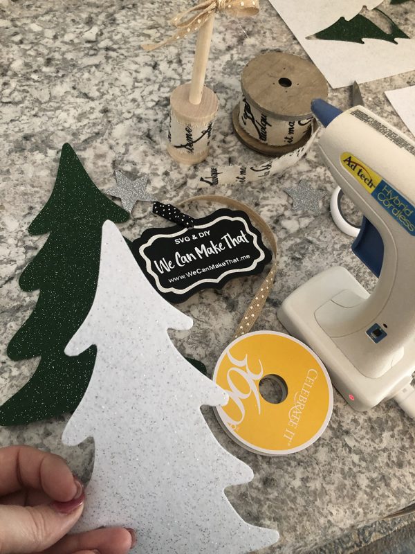 Easy Felt Christmas Tree Decor - We Can Make That