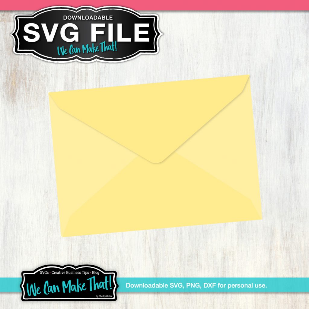 Free Envelope SVG Cut File - We Can Make That!