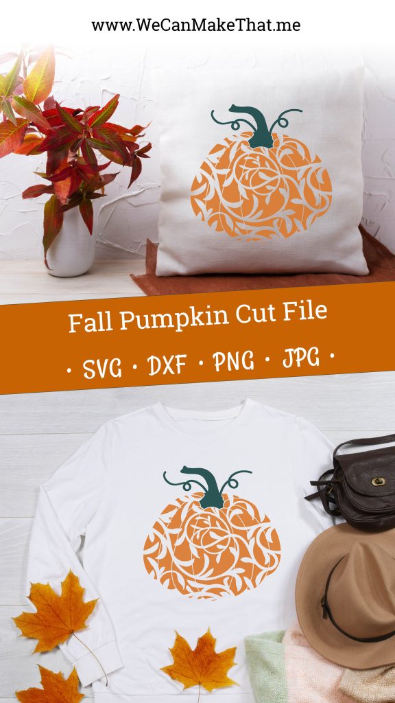 Lace Pumpkin SVG Cut File + Halloween crafts
