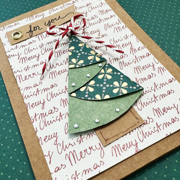How to Make a Half-Circle Folded Tree, with Template - We Can Make That