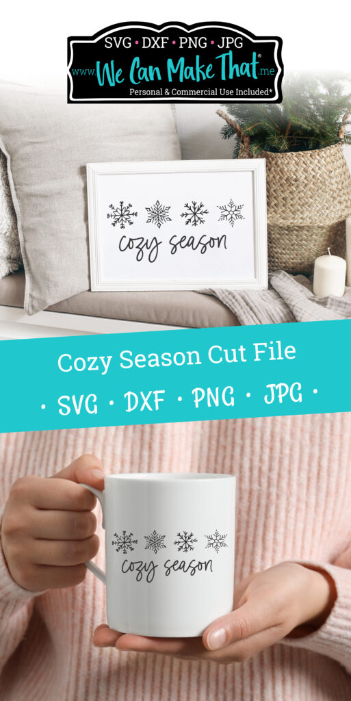 Cozy Season Cut File + Halloween crafts