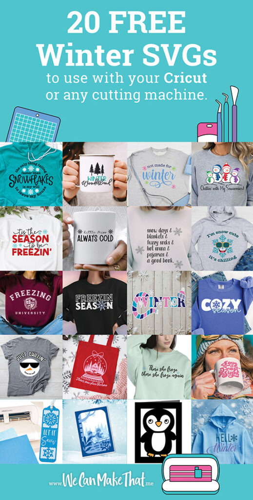 Download 20 Free Winter SVGs for Cricut Craft Projects