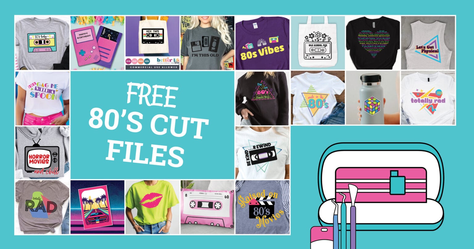 The Best Free 80s SVG Files