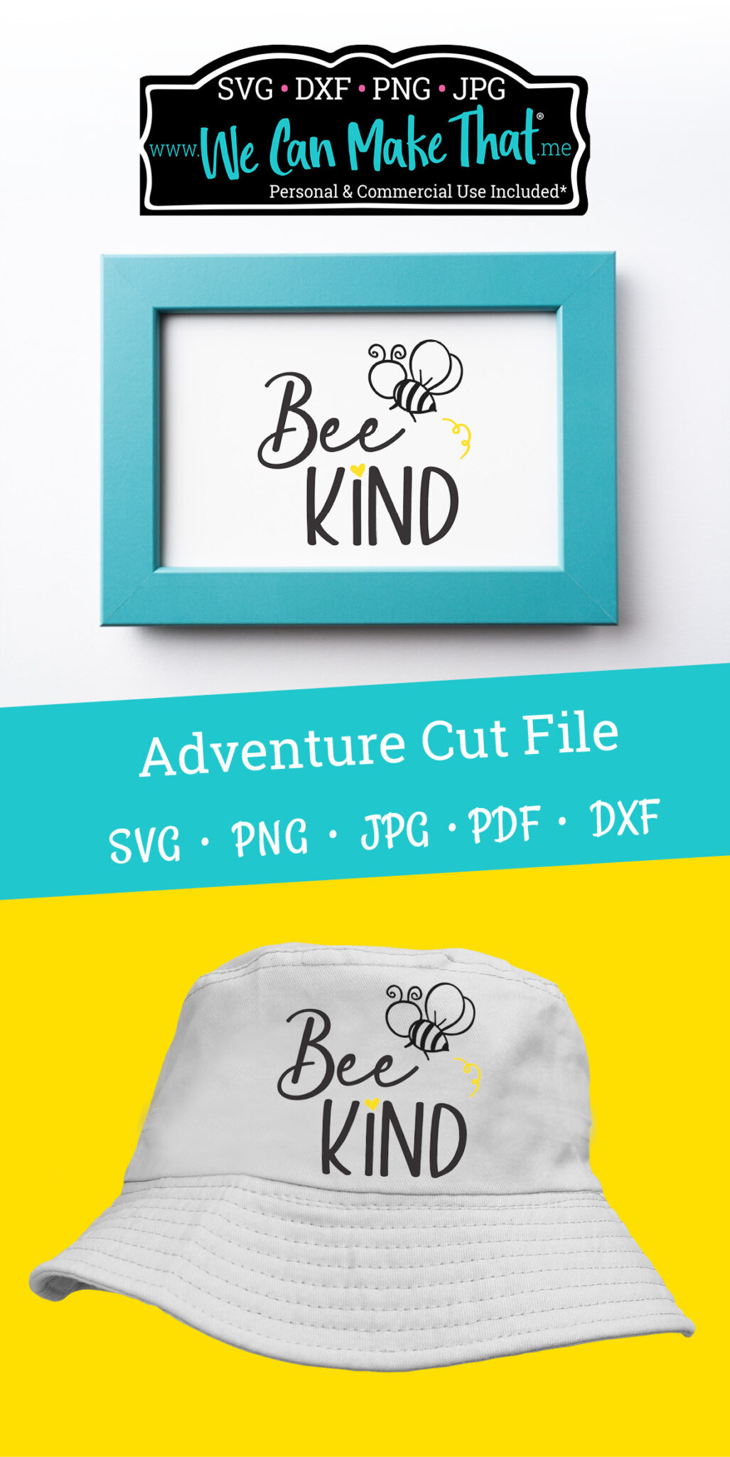 Bee Kind Cut File